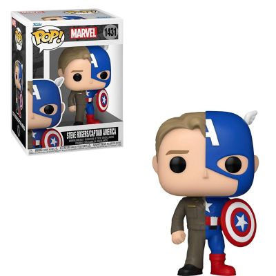 Funko Pop! Marvel Comics - Split Steve Rogers/Captain America #1431 ...