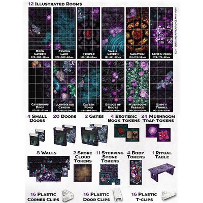 Gale Force 9: Tenfold Dungeon - The Underdark Modular Rpg Terrain Set ...