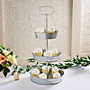 Galvanized 3-Tiered Treat Stand | Oriental Trading