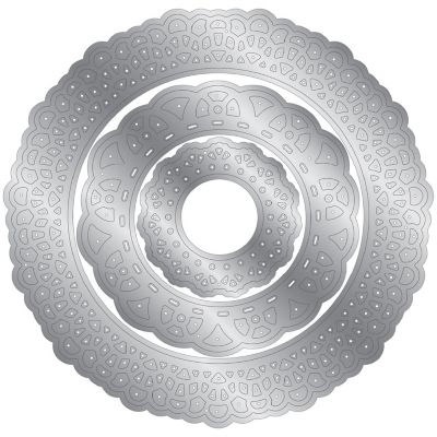 Gemini Elements Metal Dies-Delicate Doily Frames | Oriental Trading