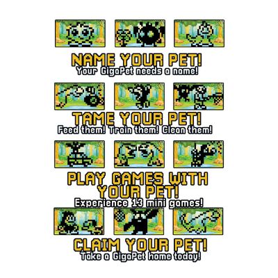 Gigapets Cryptids, 3 Pets In 1, Virtual Interactive Pet Keychain,Ages 5+ | Oriental Trading