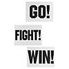 Go Fight Win Cheer Signs | Oriental Trading