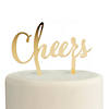 Gold Cheers Cake Topper | Oriental Trading