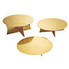 Gold Foil Dessert Riser Set - 3 Pc. - Discontinued