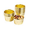 Gold Foil Treat Cups - 25 Pc. | Oriental Trading