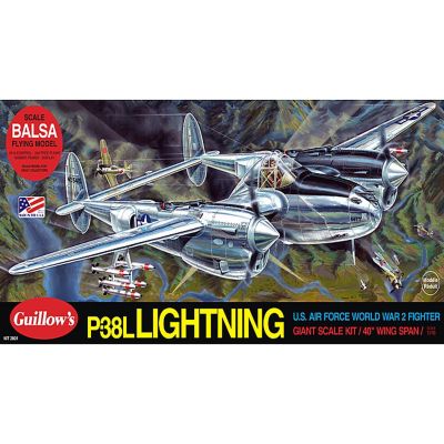Guillow'S Lockheed P-38 Lightning Model Kit Black, Small | Oriental Trading