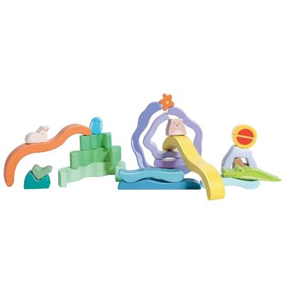Hape: Nature Scene Stacking Blocks - Wooden Nesting Toy, 2+ | Oriental ...