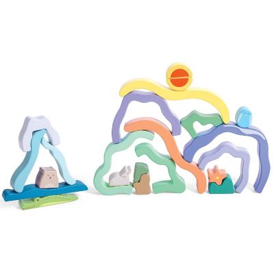 Hape: Nature Scene Stacking Blocks - Wooden Nesting Toy, 2+ | Oriental ...