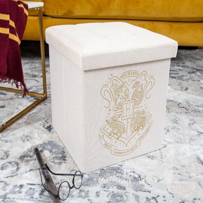 Harry Potter Hogwarts 15-Inch Storage Bin Ottoman Cube Organizer ...