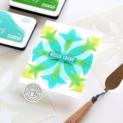 Hero Arts Color Layering Stencil Set 6"X6"-Tile | Oriental Trading