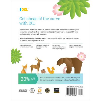 IXL Division 3rd Grade Math Workbook, Math Workbook Covering Math Facts ...