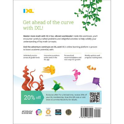 IXL The Ultimate 4th Grade Math Workbooks, Covering Addition ...