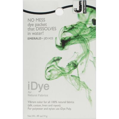 Jacquard iDye Fabric Dye 14g-Emerald | Oriental Trading