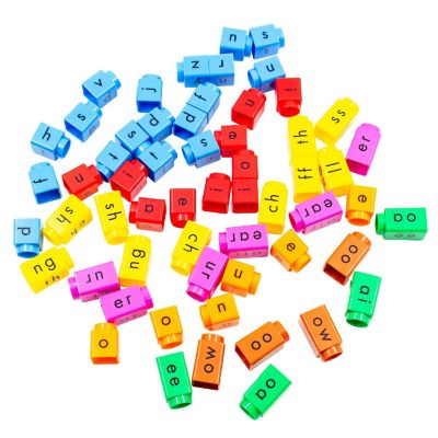Junior Learning Rainbow Phonics Blox Set, 58 Color-Coded Blocks, Word Decoding | Oriental Trading