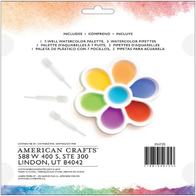 Kelly Creates Plastic Palette With Pipettes-7 Cavity | Oriental Trading