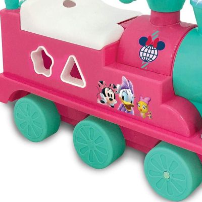 Kiddieland Disney Minnie Mouse Play N' Sort Activity Train Ride-On ...