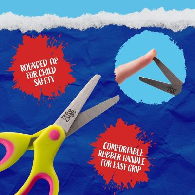 Kids Scissors Class Value pack Value (40pc) - 5" Soft Grip Blunt Tip ...