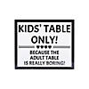 Kids Table Sign - Discontinued