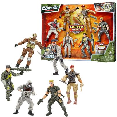 Lanard The Corps! Battle Force - 6 Pack Action Figures, 3+ | Oriental ...
