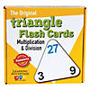 Learning Advantage The Original Triangle Flash Cards - Multiplication ...