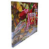 LED Lighted Fall Tree Archway with Lanterns Canvas 24" x 16" Wall Art ...