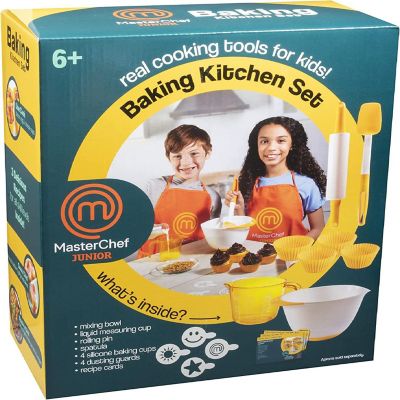 MasterChef Junior Baking Kitchen Set - 7 Pc. Kit Includes Real Cooking ...