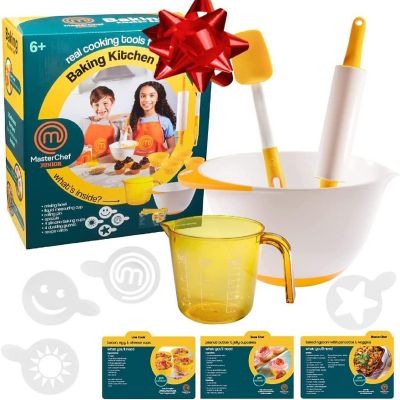 MasterChef Junior Baking Kitchen Set - 7 Pc. Kit Includes Real Cooking ...