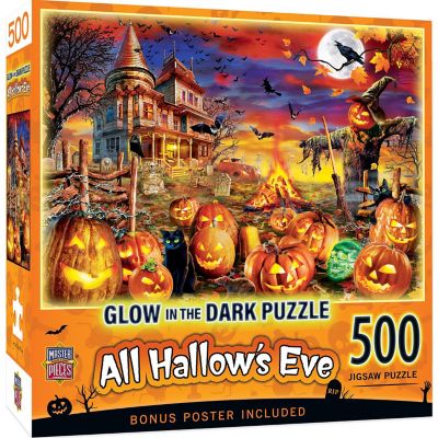 MasterPieces Glow in the Dark All Hallows Eve 500 Piece Jigsaw Puzzle | Oriental Trading