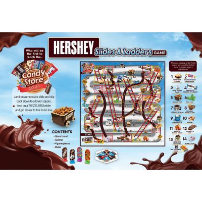 MasterPieces Hershey Slides and Ladders Board Game for Kids | Oriental ...