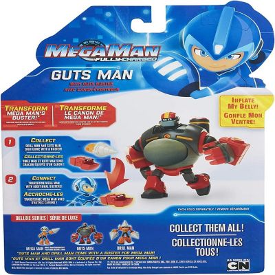 Mega Man Fully Charged 7 Inch Action Figure Guts Man | Oriental Trading