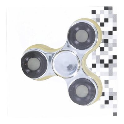 Metallic Fidget Spinner Silver