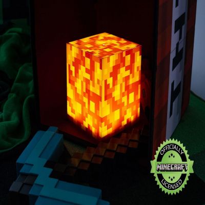 Minecraft Lava Block LED Mood Light Minecraft Mood Lighting 6 Inches ...