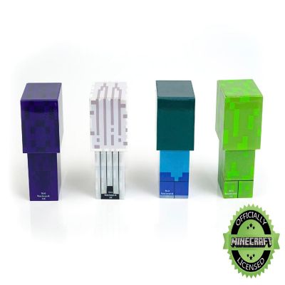 Minecraft Mini Mob 4-Piece Figure Mood Light Set Battery Operated ...