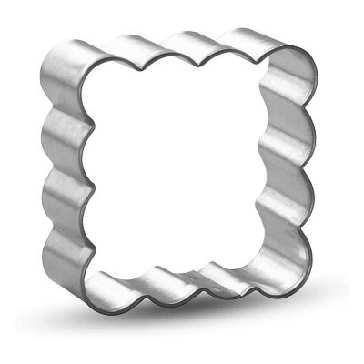 Mini Fluted Square 1.5 inch Cookie Cutters