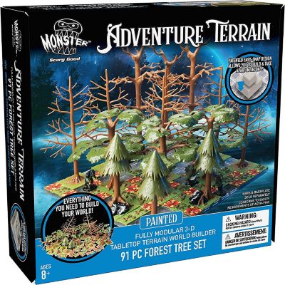 Monster Protectors Adventure Terrain 91Pc Painted Forest Tree Set Fully ...