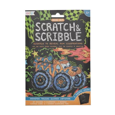 Monster Truck Mini Scratch and Scribble Art Kit / Default Title ...