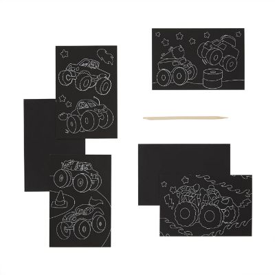 Monster Truck Mini Scratch and Scribble Art Kit / Default Title ...