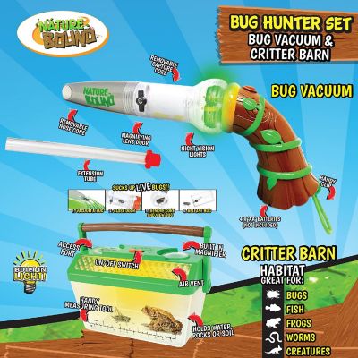 Nature Bound: Bug Hunter Bundle Set - Insect Vacuum & Critter Barn ...