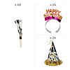 New Year’s Eve Multicolor Hat & Noisemaker Kit for 48 | Oriental Trading
