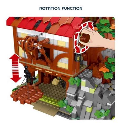 No-Name Unique Building Blocks Medieval Bakery with Box | Oriental Trading
