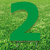 Green Number 2 Yard Sign | Oriental Trading