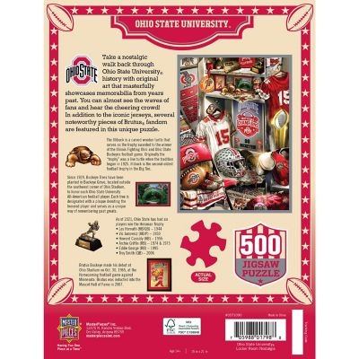 Ohio State Buckeyes - Locker Room 500 Piece Jigsaw Puzzle | Oriental ...