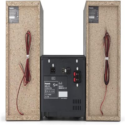 Panasonic Mini-component CD Stereo system PM250 Silver USB Memory Bluetooth