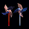 Patriotic Glow Stick Pinwheels - 12 Pc. | Oriental Trading