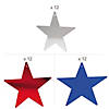 Patriotic Metallic Star Kit - 36 Pc.
