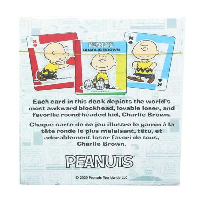 Peanuts Charlie Brown Playing Cards 52 Card Deck + 2 Jokers | Oriental ...
