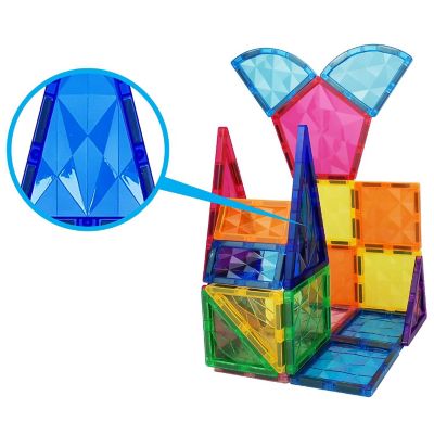 PICASSOTILES 41pc Prism Magnetic Building Block Set