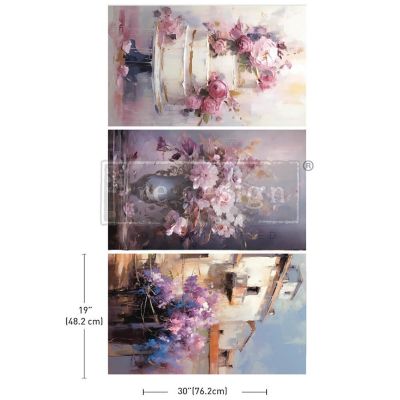 Prima Re-Design Decoupage Decor Tissue Paper-Lilac Lush Celebration