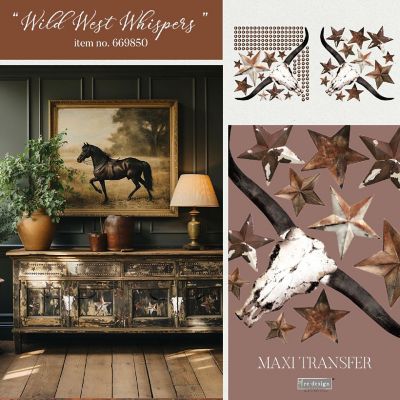 Prima Re-Design Maxi Transfers-Wild West Whispers | Oriental Trading