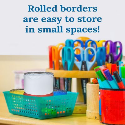 Primary Color Rolled Borders 5 pack | Oriental Trading